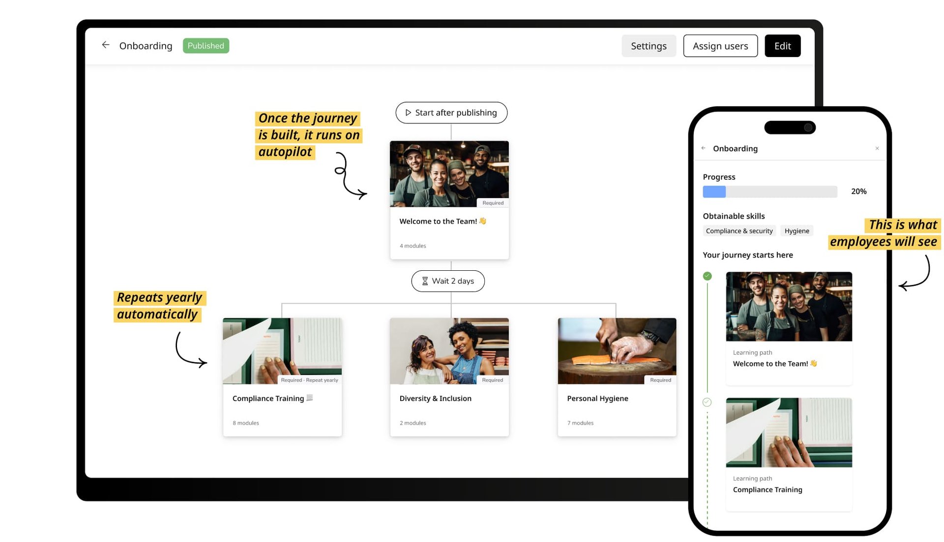 Learning Platform for Deskless Workers